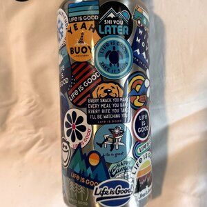 Life Is Good | Other | Life Is Good Sticker Collage 26 Oz Wide Mouth ...